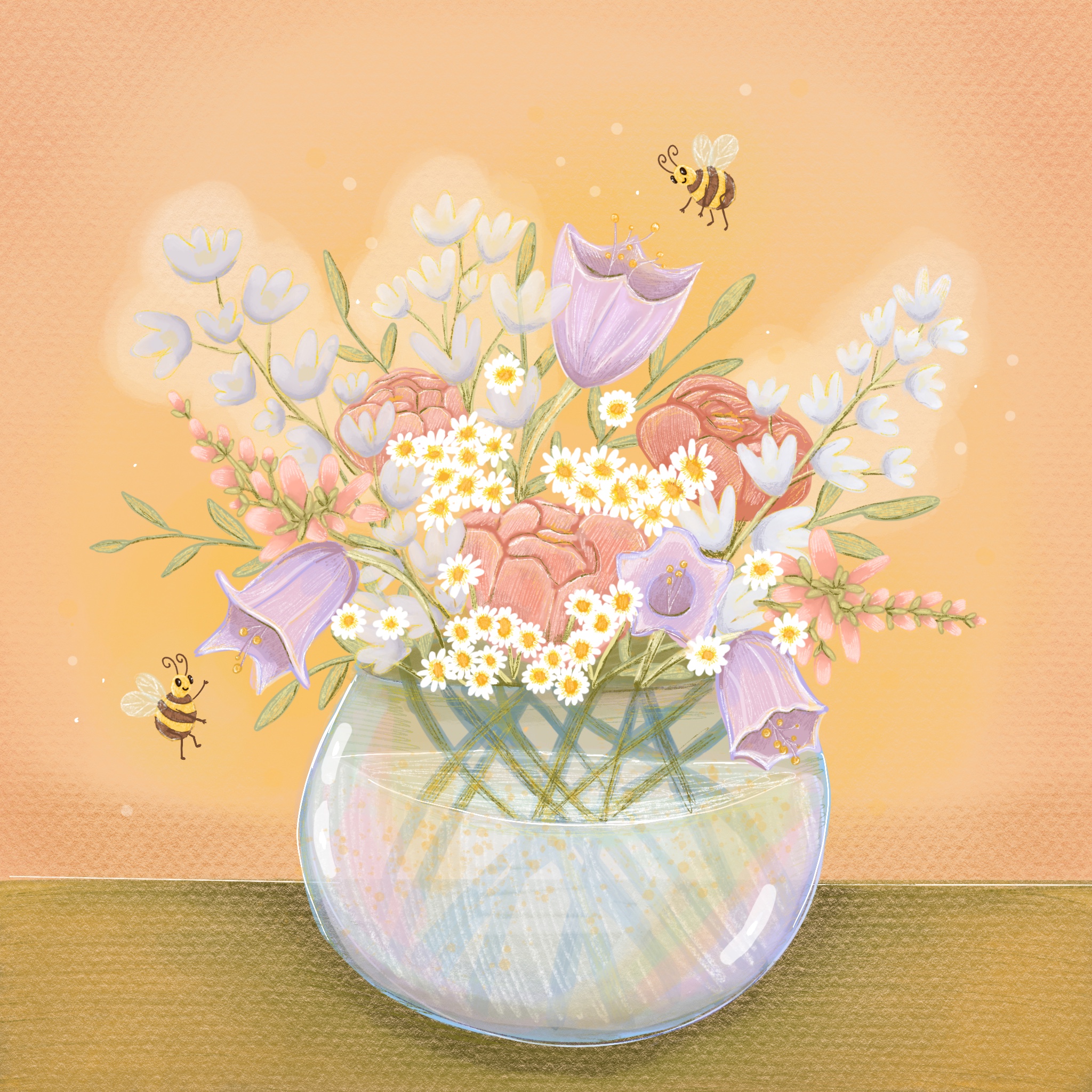 Painted Peony Art – NWA Makers