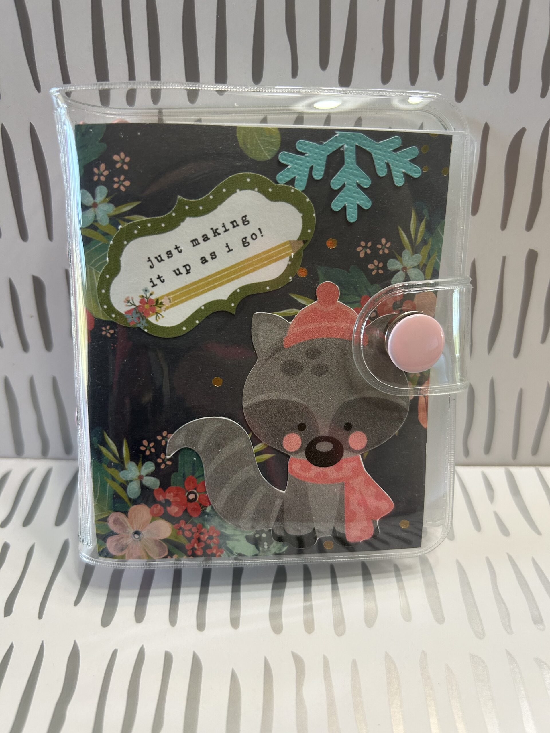 Winter raccoon mini journal – NWA Makers